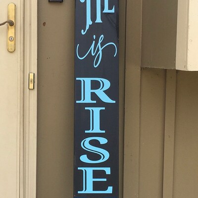 He is Risen Vertical Sign SVG Cut File. Easter SVG for Easter Day ...