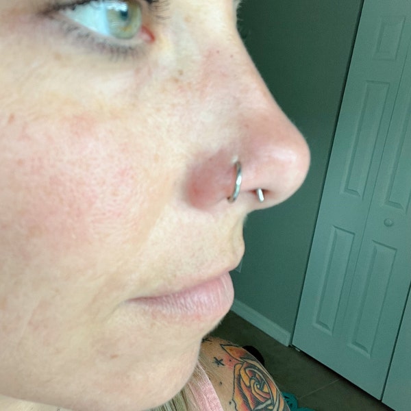 16g, 14g, 12g, 10g, Septum Retainer, the Smallest Only 6mm X 3mm ...