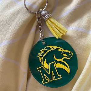 Custom College Keychains/ Any College You Want - Etsy