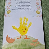 25 Design Fathers Day Handprint Footprint Keepsake for Dad, DIY ...