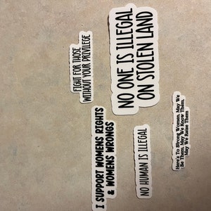 I Stand Against Racism Sticker, Activists Sticker, Liberal Stickers ...