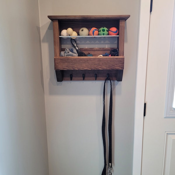Pet Wall Organizer , Dog Leash Holder and Organizer, Dog Leash Hanger ...