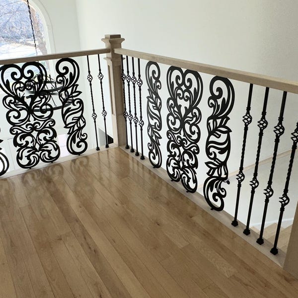 Metal Railing Panel / Deck Railing / Stair Railing / Custom Order ...