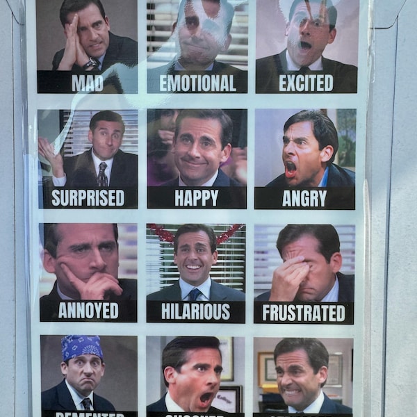 Michael Scott Mood Magnet - Prison Mike - Michael Scott Gifts - Steve ...