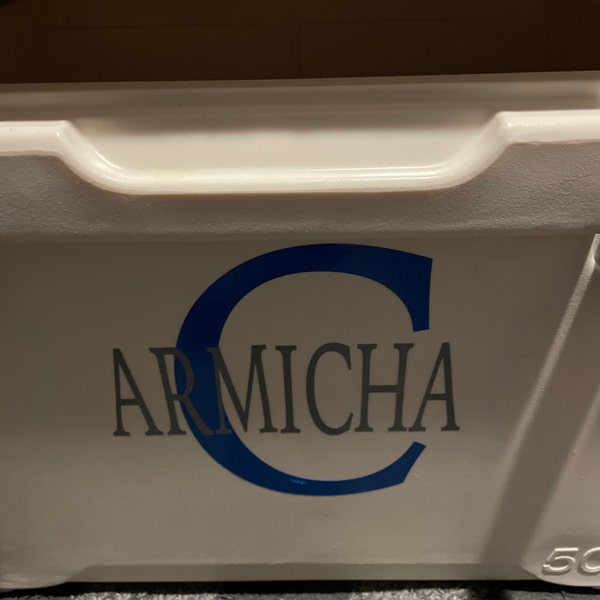 Personalized YETI Cooler Decals-personalized RTIC Cooler Decals-custom ...