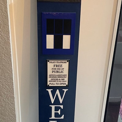 Police Box Light for Top Door 3d Printed - Etsy