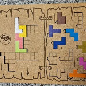 Tetris Dinosaur Laser Cut File, Tetris Puzzle, Dinosaur. - Etsy