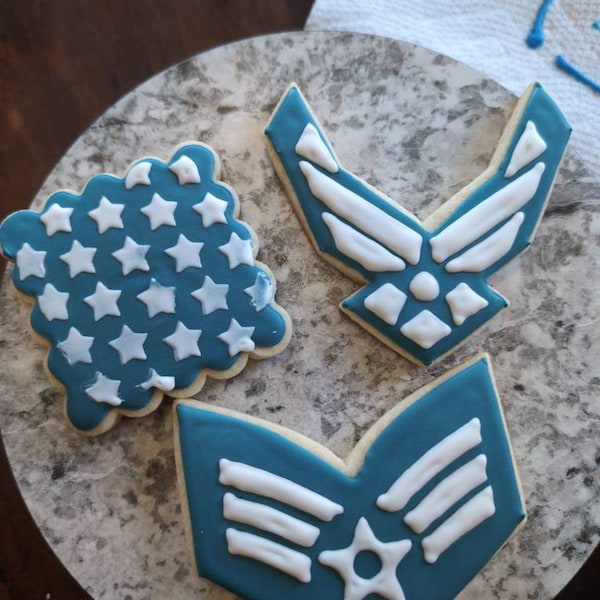 U.S. Air Force Rank Insignia Cookie Cutter - Etsy