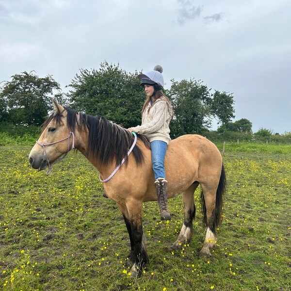 Saddle Grab Strap | Black Biothane | Balance Strap | Horse Riding ...