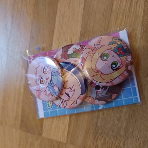 Dungeon Meshi Buttons - Etsy