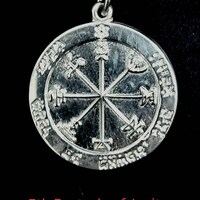 Solid Brass Hand-crafted Triangle of Art Key of Solomon Seal Occult ...