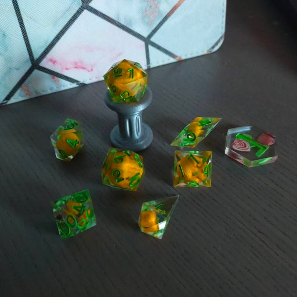 RPG Dice Resin Hidden Depths - ALT Shape - Etsy