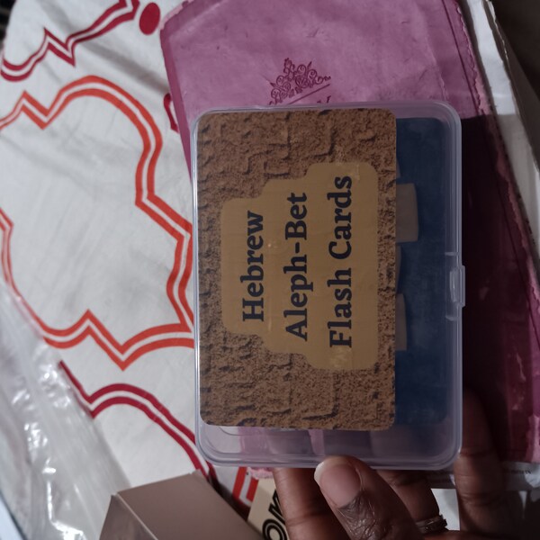 Hebrew Aleph Bet Flash Cards With Ancient Pictograph, Paleo & Modern ...
