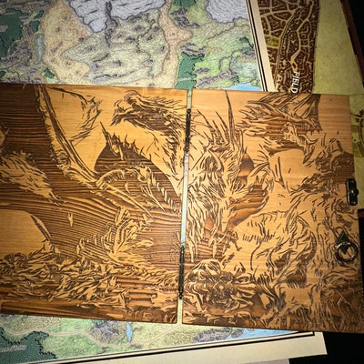 Dungeon Master Screen Wooden RPG Screen Gift Dnd Gift Table Top Games ...