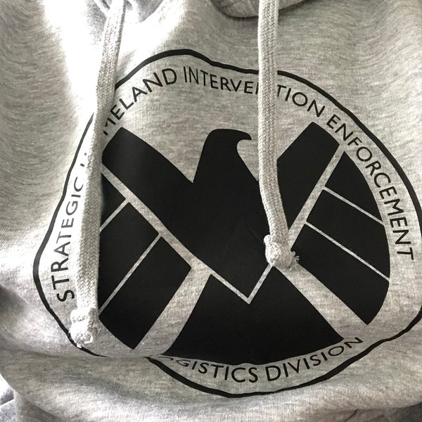 SHIELD S.H.I.E.L.D. Hoodie Hooded Sweatshirt Pullover Hood Marvel ...