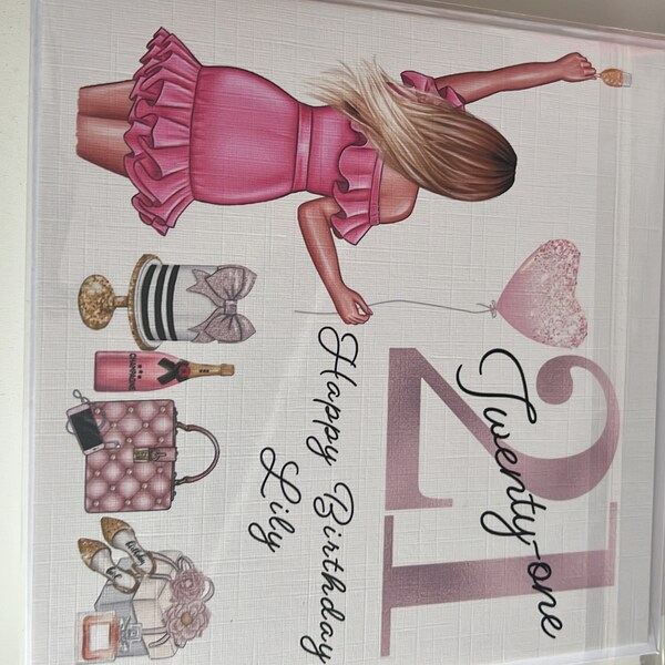 21st Birthday Card for Daughter, Sister, Granddaughter, Niece ...