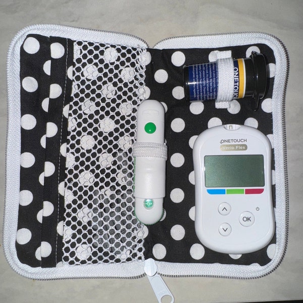 Mini Diabetic Case - Water Resistant Canvas - Etsy