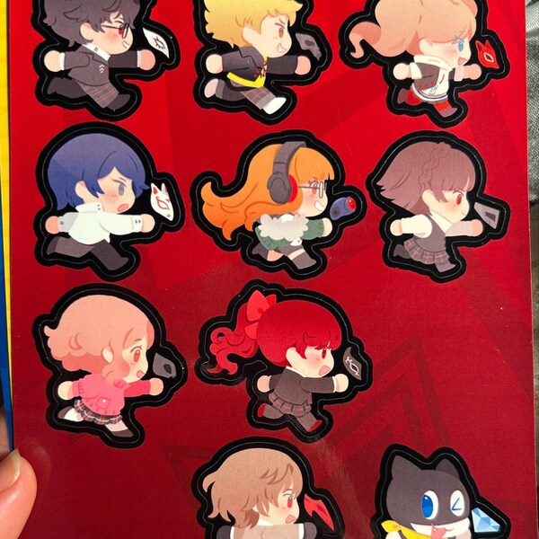 Persona 3 4 5 Sticker Sheets - Etsy