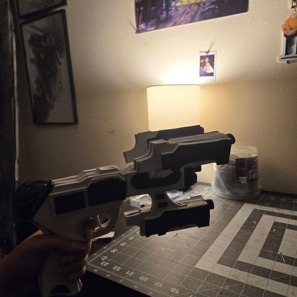 Jinx Zap Blaster Pistol Arcane Revolver Design LOL : Arcane Cosplay PDF ...