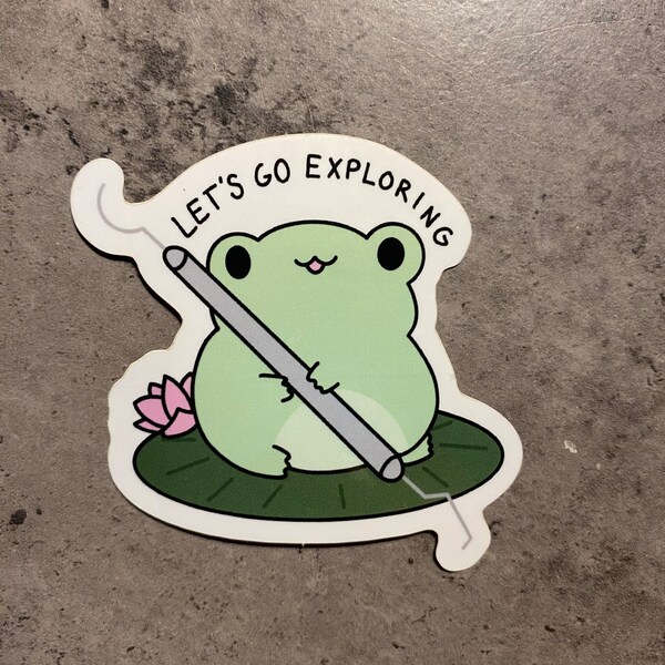 Frog Explorer Sticker Dental Dental Student Sticker Dental Assistant ...