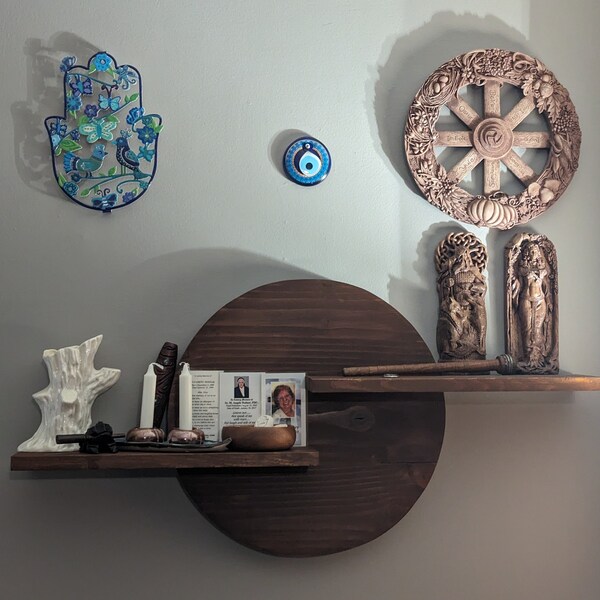 Circle Shelves Circle Frame Floating Shelves Floating Frame Crystal ...