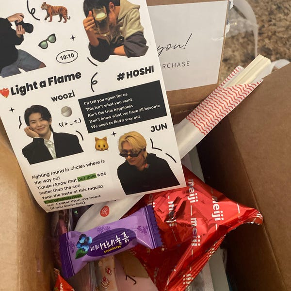 Kpop Box Gift for Kpop Fans Handmade Accesories K-pop Merch - Etsy