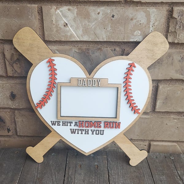 Personalized We Hit A Home Run With You Sign SVG, Baseball Dad Svg ...