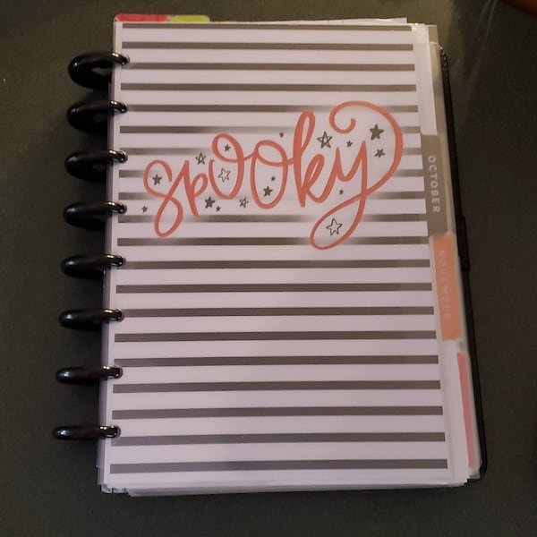 Crystal Clear Cover for Half Letter / Junior 8 Disc Discbound Planner ...