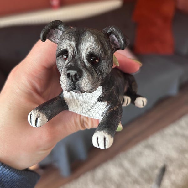 Clay Model of Your Dog. Mini Dog Figurine. Awesome Ornament or Amazing ...