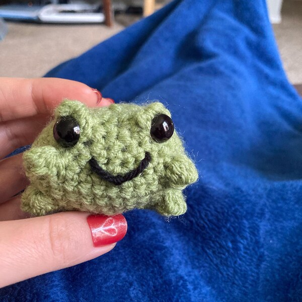 Ted the Thick Toad, Free NO-SEW Crochet Amigurumi PDF Pattern, Small ...