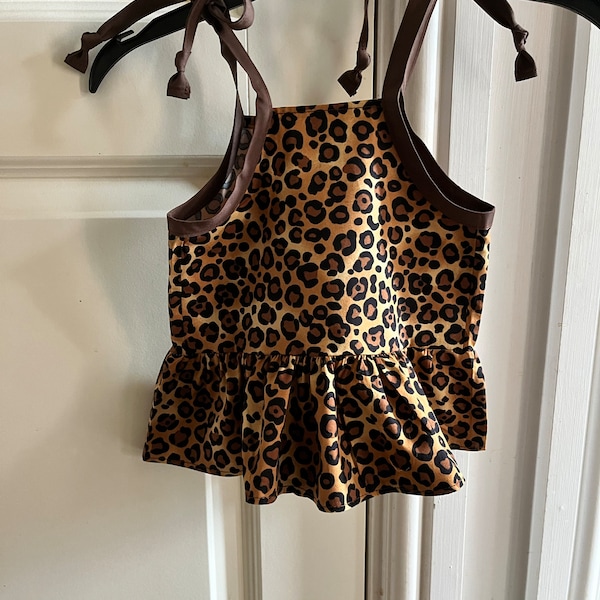 Set of Sewing Patterns for Sleeveless Crop Top With Ties and Ruffles ...