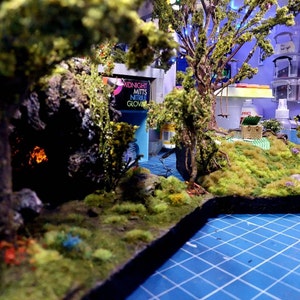 Model Flower Grass Tufts Diorama Elements Self Adhesive Wargame Basing ...