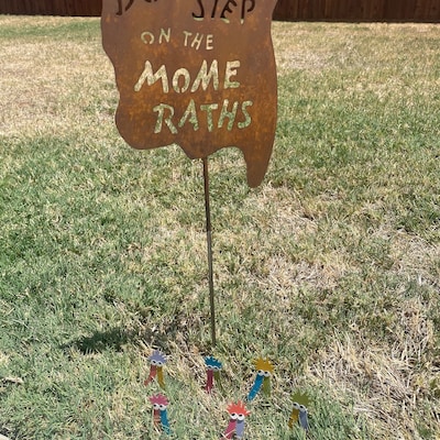 Don't Step on the Mome Raths Yard and Garden Stick Sign Alice in ...