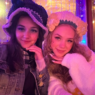 Strawberry Shortcake and Friends Inspired, ANGEL CAKE Crochet Adult Bucket Hat, Rave Hat - Etsy