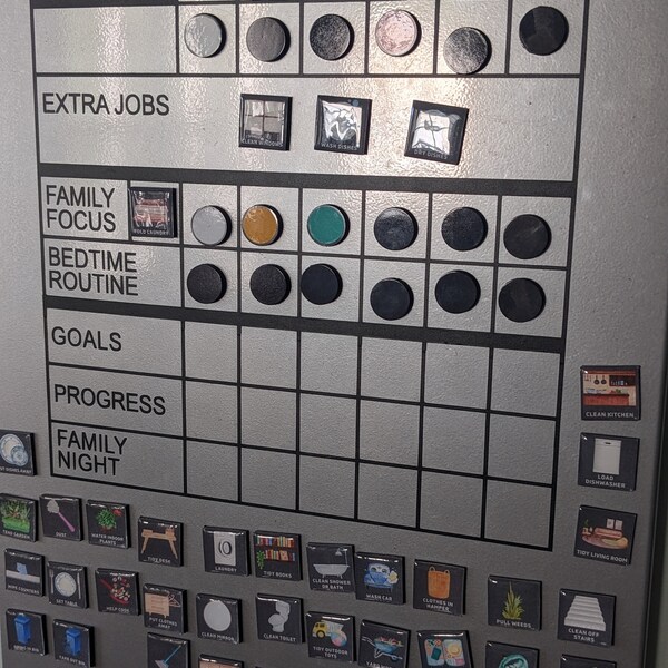 VISUAL CHORE CARDS & Charts for Kids | Responsibility Schedule ...