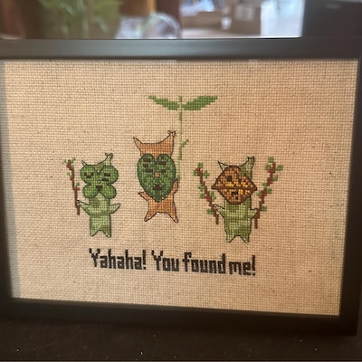 Legend of Zelda Breath of the Wild Korok Cross Stitch Pattern PDF ...