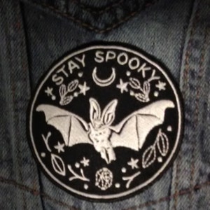 Spooky Bat Pastel Goth Patch Iron on Gothic Halloween - Etsy