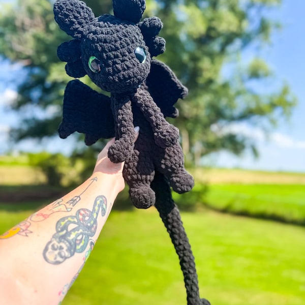 2 Pattern Bundle: Nova the Fury Dragon - Plushie and Snuggler Versions ...