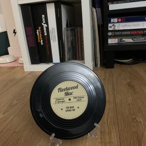 Personalised Record Label STICKERS for 7 Vinyl Record Table Names ...