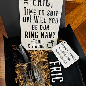 Ring Bearer Thank You Box Gift Box Ring Security Gift Ring Bearer Gift ...