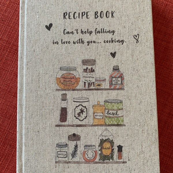 PERSONALIZED Recipe Book Handmade Cookbook Mother Notebook A5 Handmade ...