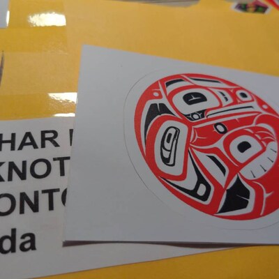 First Nations ''eagle'' Sticker Decal Pacific - Etsy