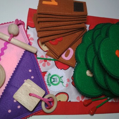 Lacing Cards Fine Motor Activity Montessori Toddler Mini - Etsy