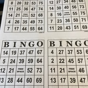 1000 Jumbo Bingo Cards Pdf Download, 1 per Page, Instant Printable Fun ...
