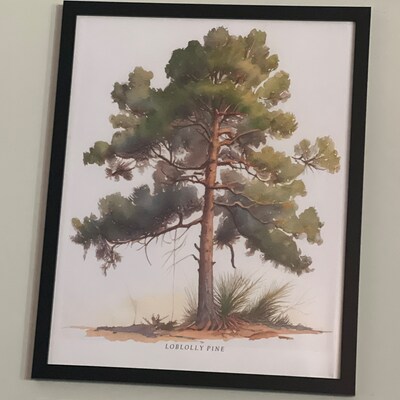 South Carolina State Tree Art Print, Sabal Palm Tree Wall Art, State ...