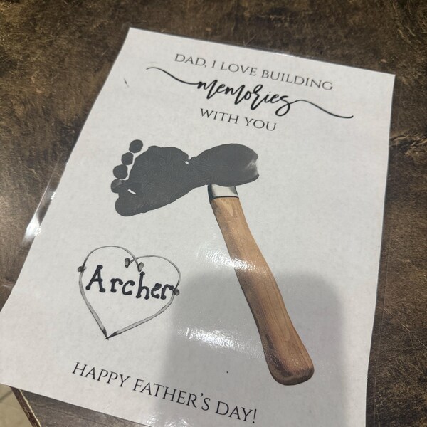 Fathers Day Handprint Craft, I Dig You Dad, Fathers Day Gift, Fathers ...