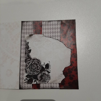 Gothic Rose Digital Paper, Seamless Rose Patterns With Lace and Vintage ...