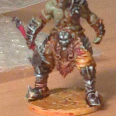 Orc Orog / Half-orc Fighter Barbarian DND Resin 28mm Scale Dungeons ...