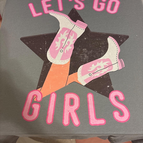 Let's Go Girls Cowgirl Legs Boots Western Instant Digital Download ...