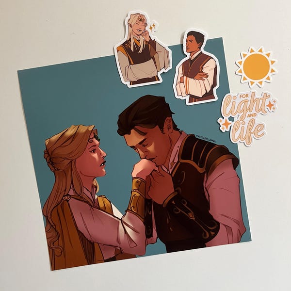 Elvar Hand Kiss Print - Etsy